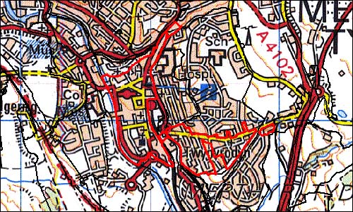 Merthyr Tydfil Maps