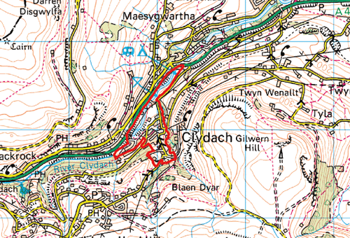 Clydach HLCA003 Map