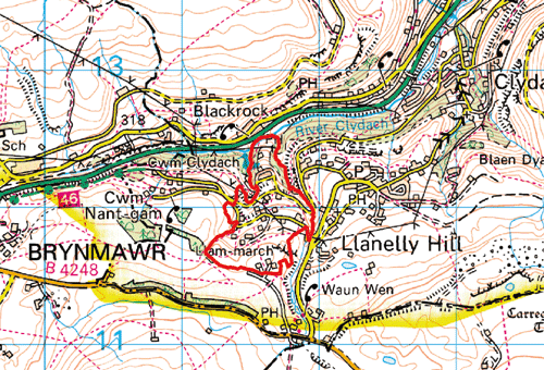 Clydach HLCA 005 Map