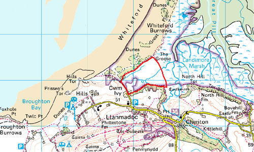 Gower HLCA005 Map