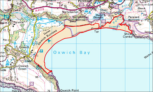 Gower HLCA052 Map