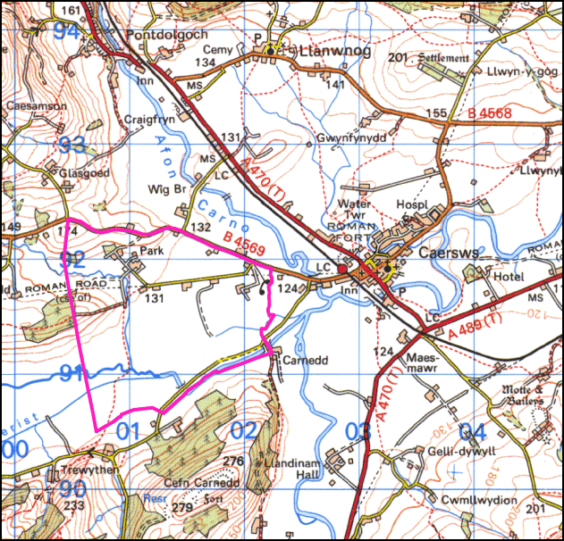 The Caersws Basin - Historic Landscape Character Area - Heneb