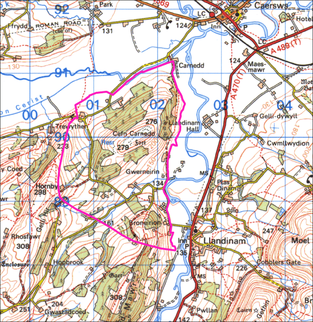 The Caersws Basin - Historic Landscape Character Area - Heneb