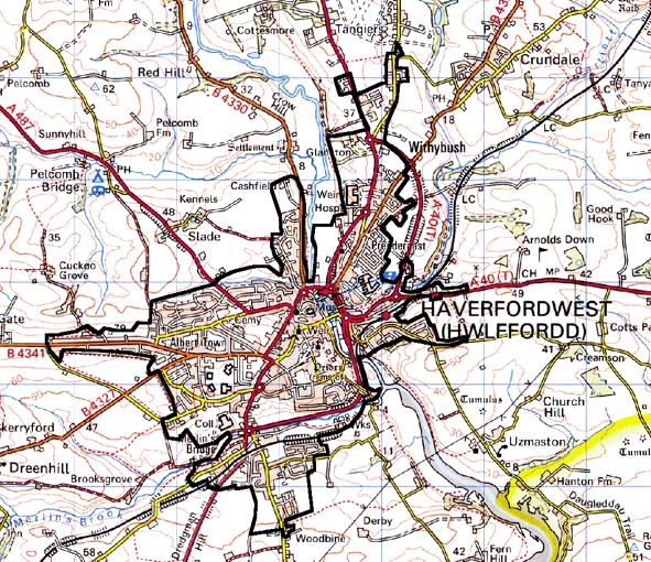 Haverfordwest - Historic Landscape Character Area - Heneb