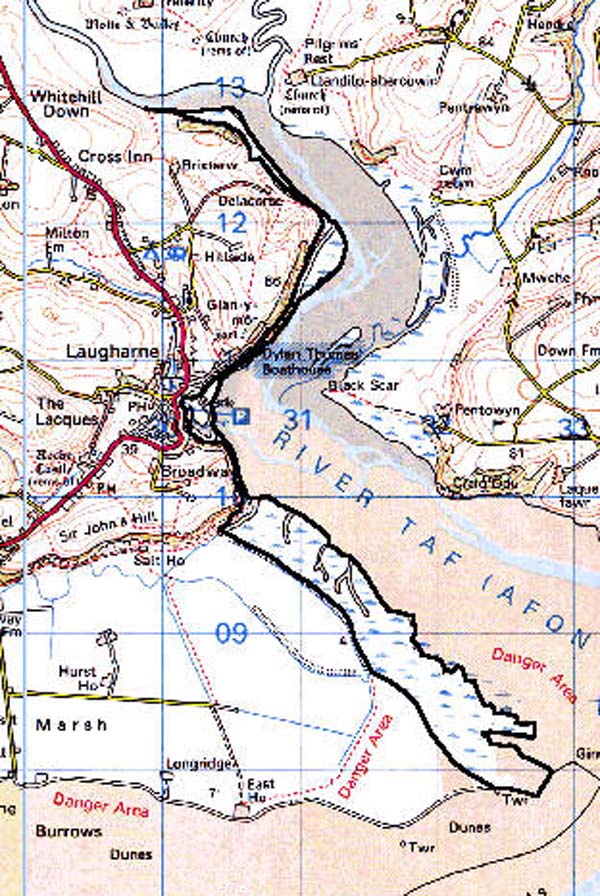 Laugharne Saltmarsh - Historic Landscape Character Area - Heneb