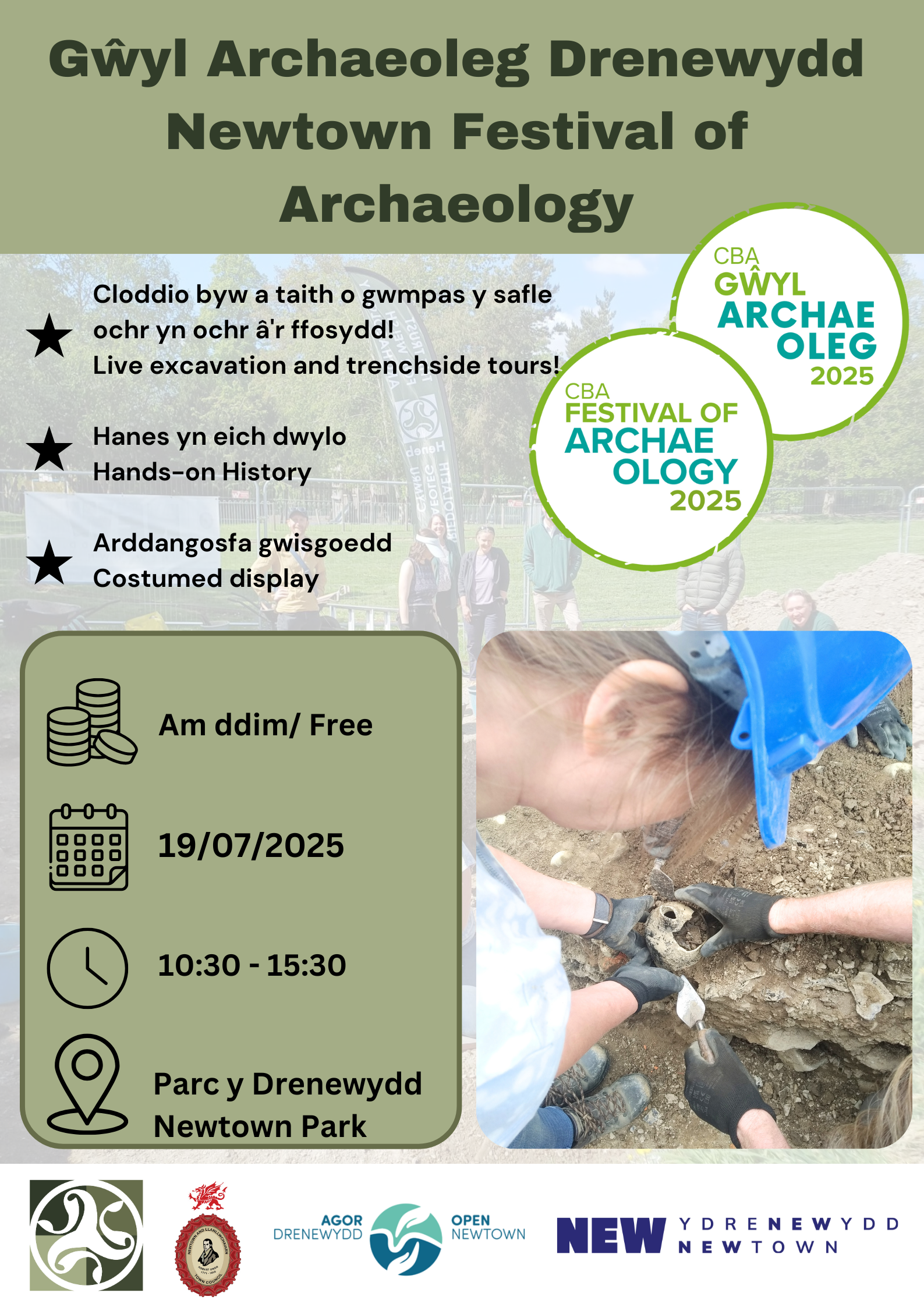 Newtown Festival of Archaeology - Heneb: The Trust for Welsh Archaeology