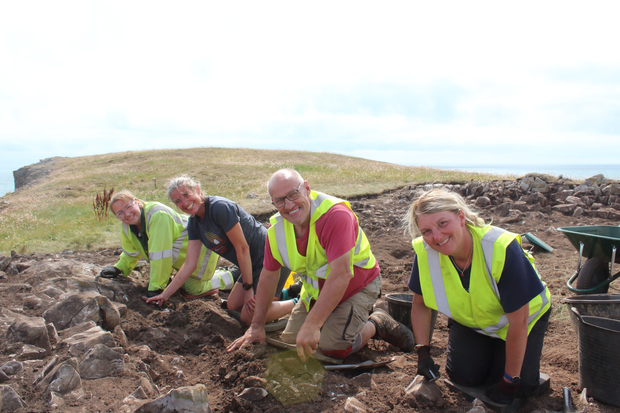 Buckspool Iron Age Promontory Fort - Heneb